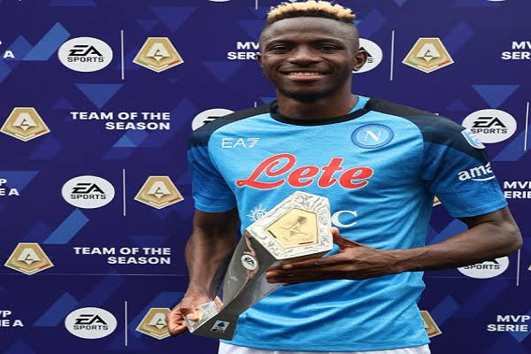 Victor Osimhen becomes first African player to win Serie A golden shoe ...